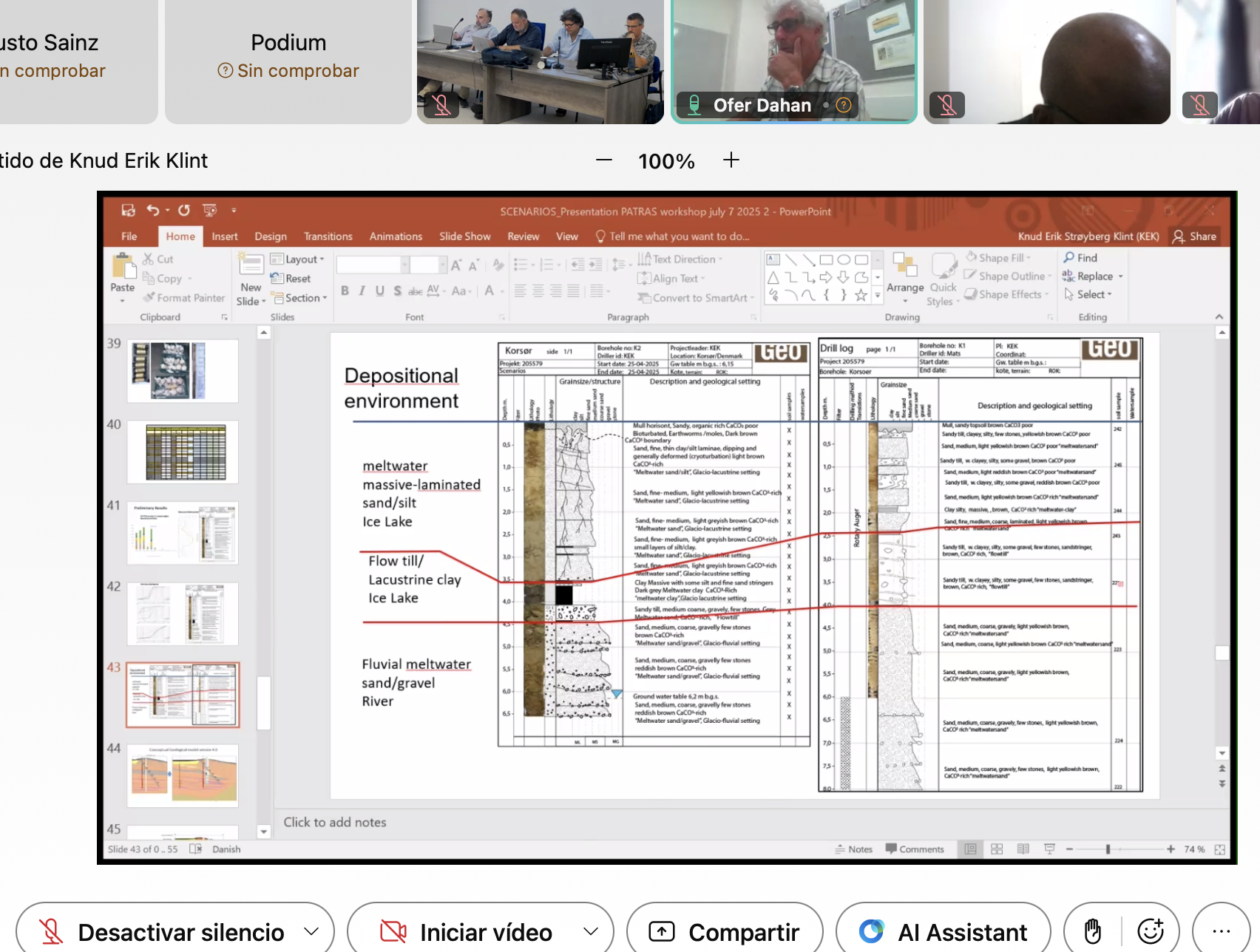 Numerical Modeling of PFAS fate in Subsurface Workshop in PATRAS - Scenarios
